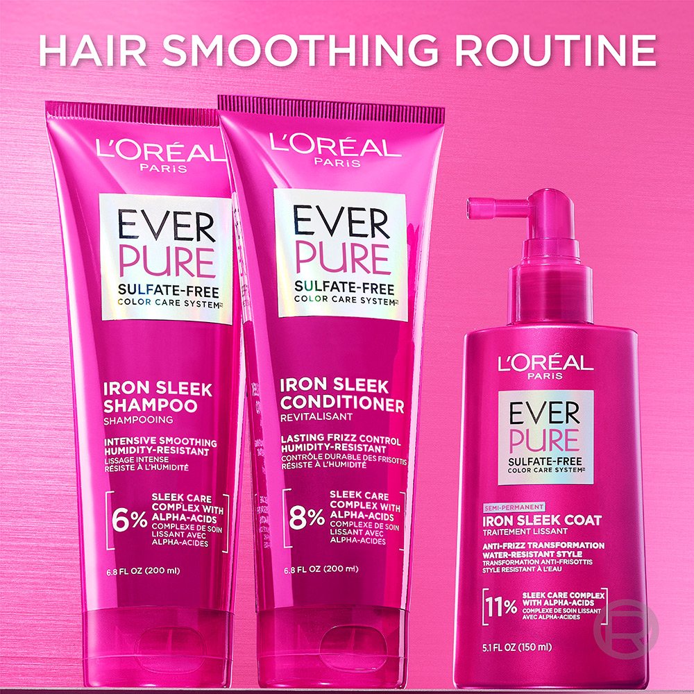 EverPure Iron Sleek Hair Smoothing Shampoo - L’Oréal Paris