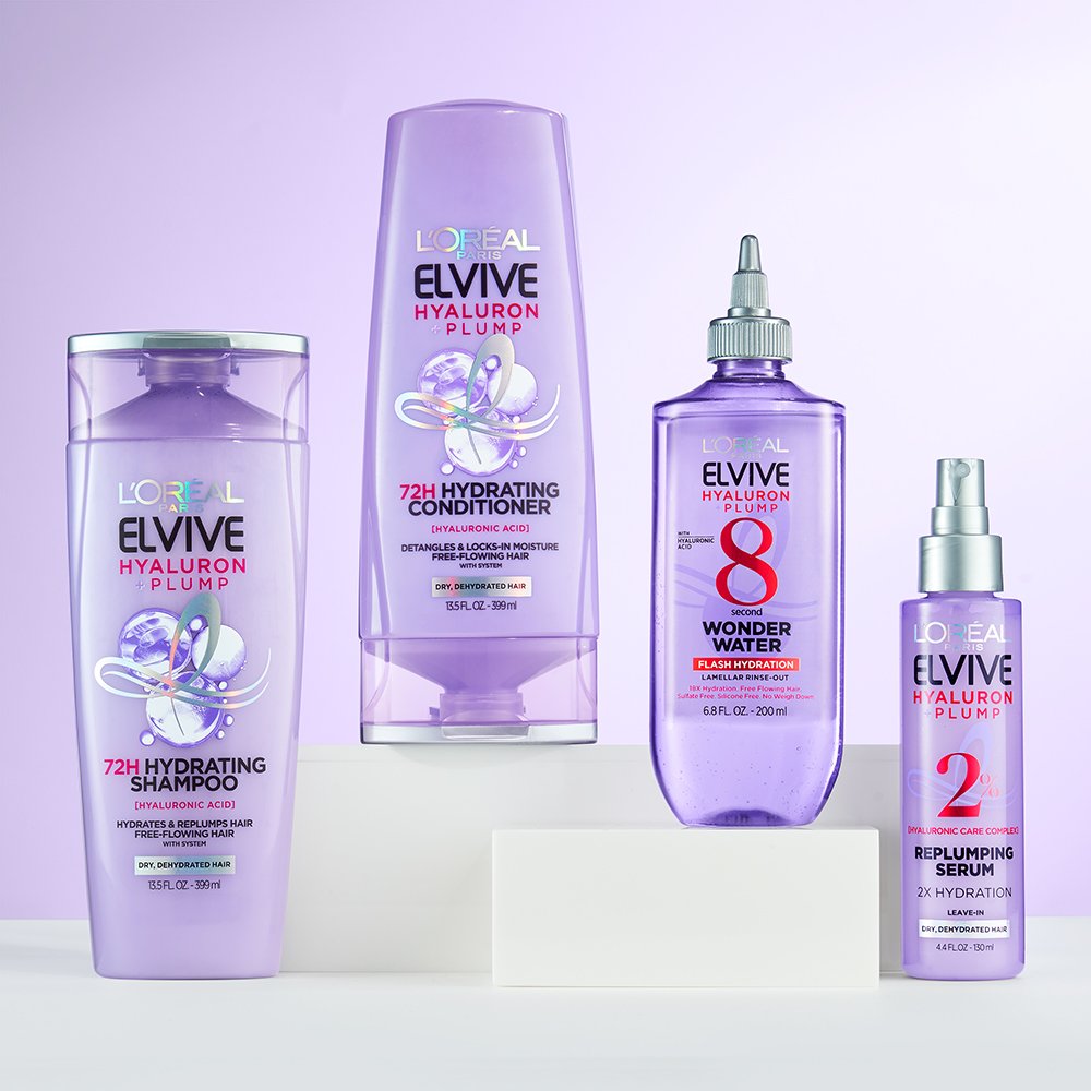 Elvive Hyaluron + Plump Hydrating Shampoo - L’Oréal Paris