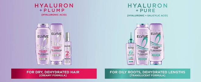Shampoo Hyaluron + Pure Purifying Shampoo for Oily Hair | L'Oréal Paris
