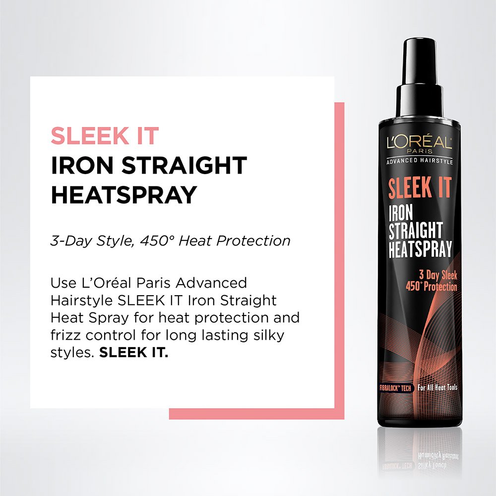 Advanced Hairstyle Sleek It Iron Straight Hairspray – L’Oreal Paris